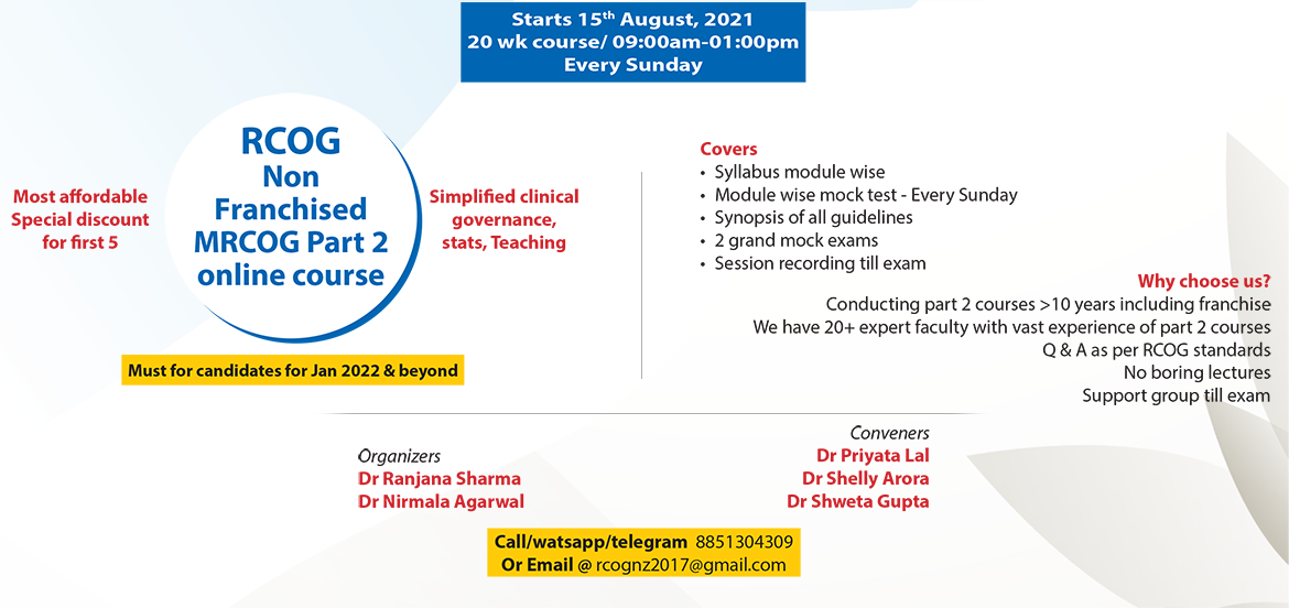 AICC RCOG North Zone | AICC RCOG India